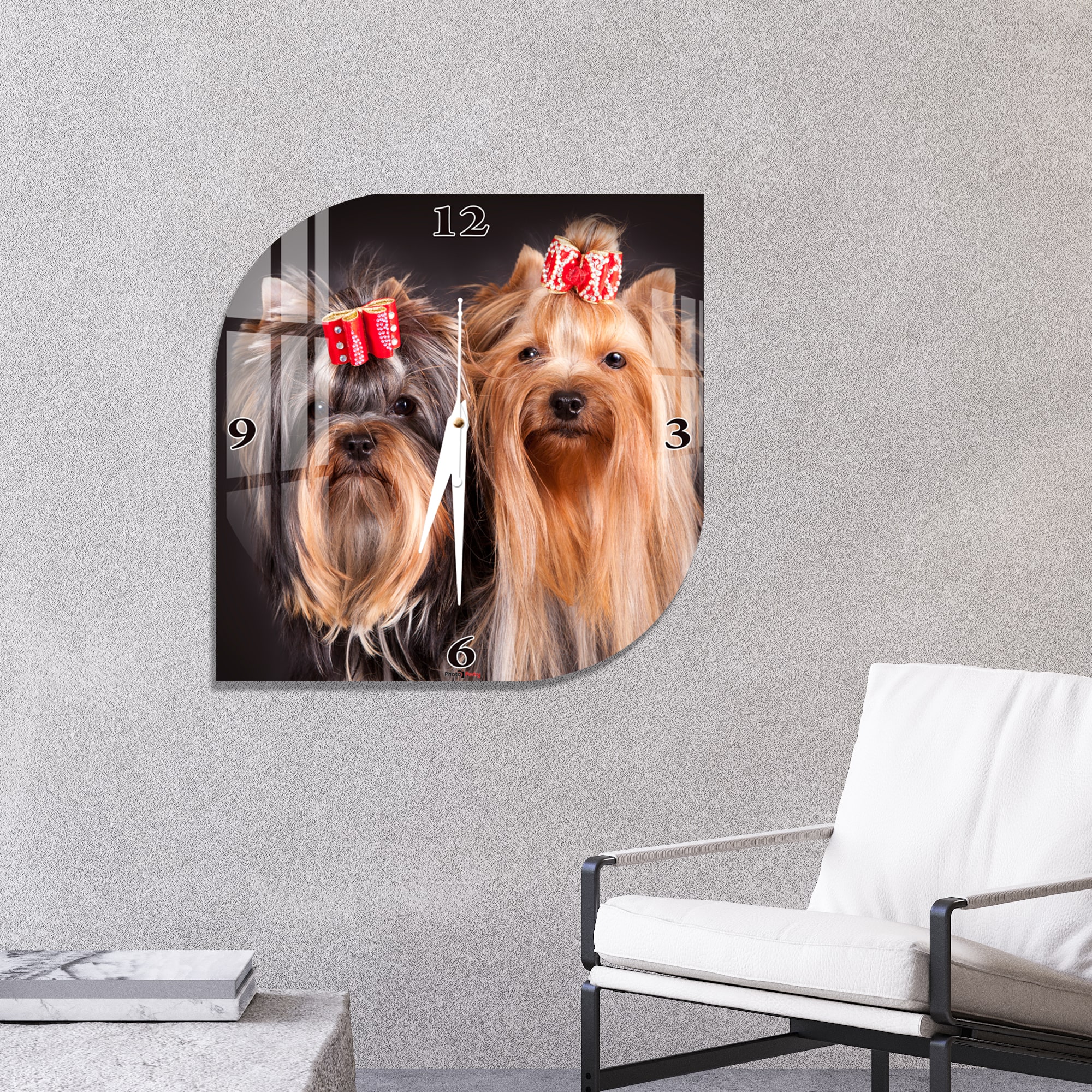 Customised Premium Acrylic Wall Clock – PhotoPerky