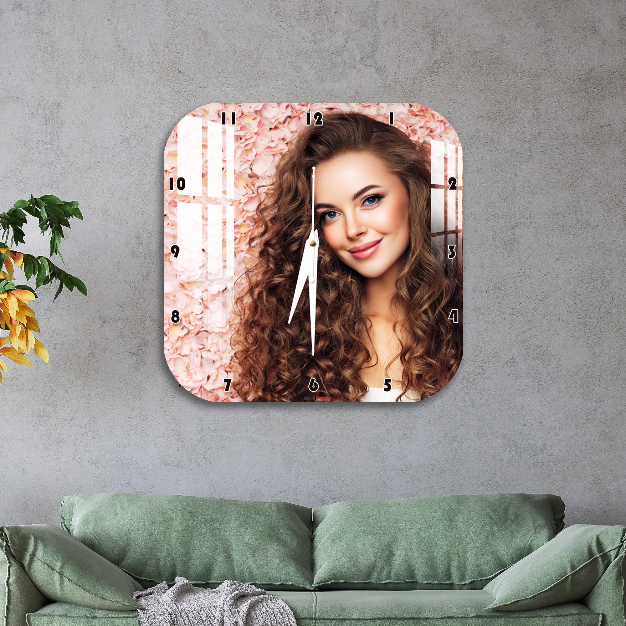 Customised Premium Acrylic Wall Clock – PhotoPerky